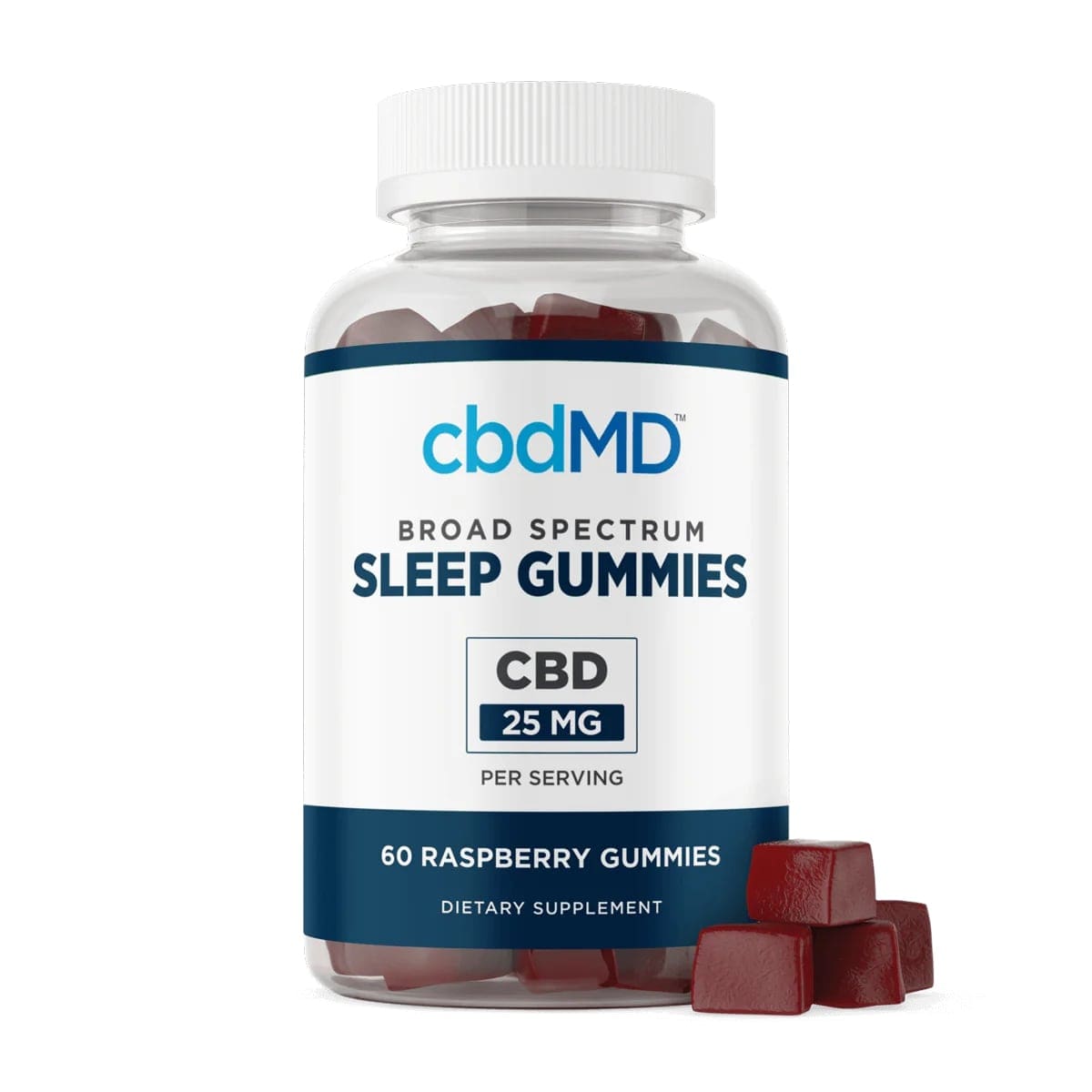 CBD Sleep Aid Gummies - Raspberry - 60 Count 750mg - CBD Releaf Center ...
